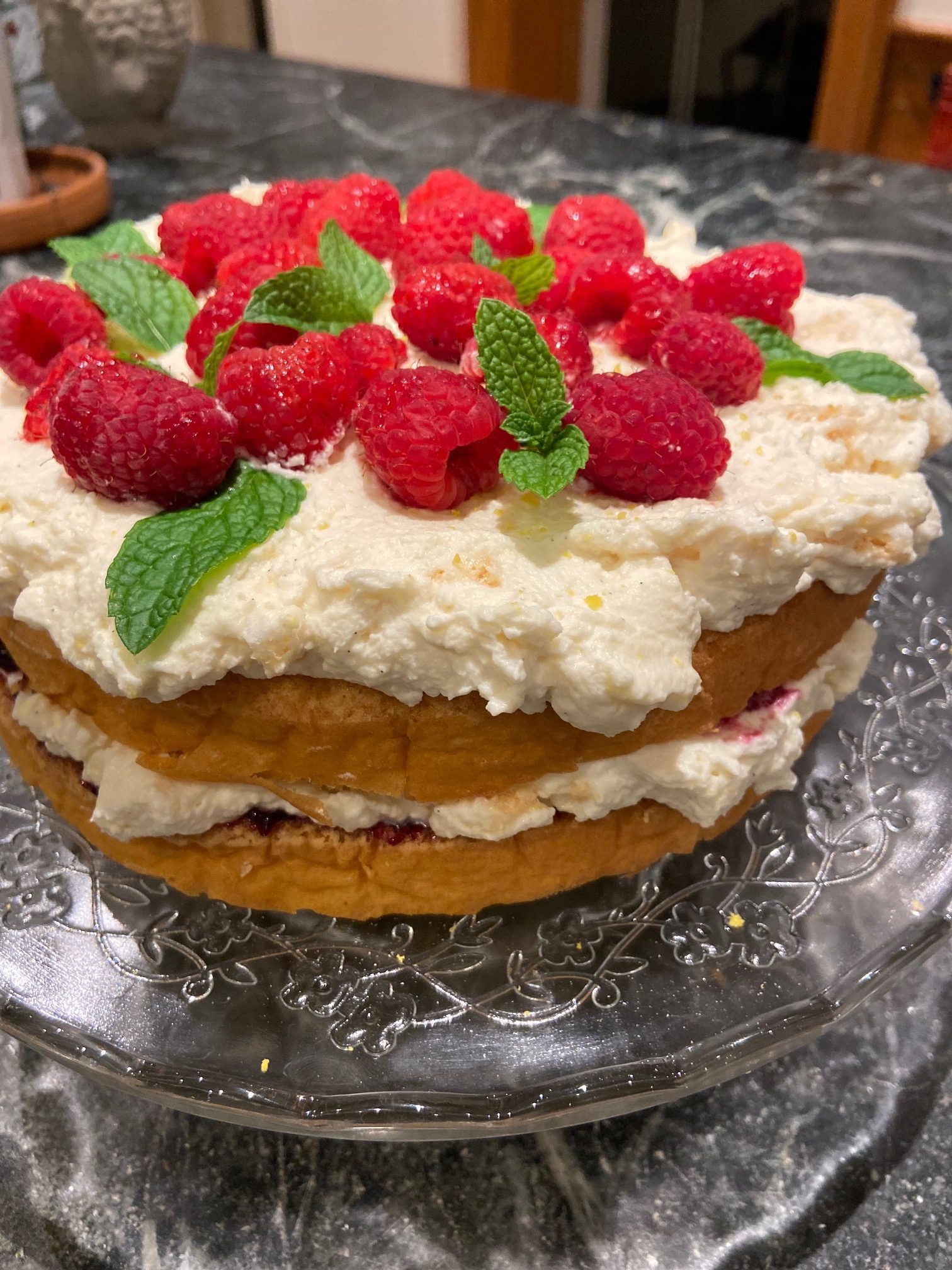 Raspberry and Lemon Eton Mess